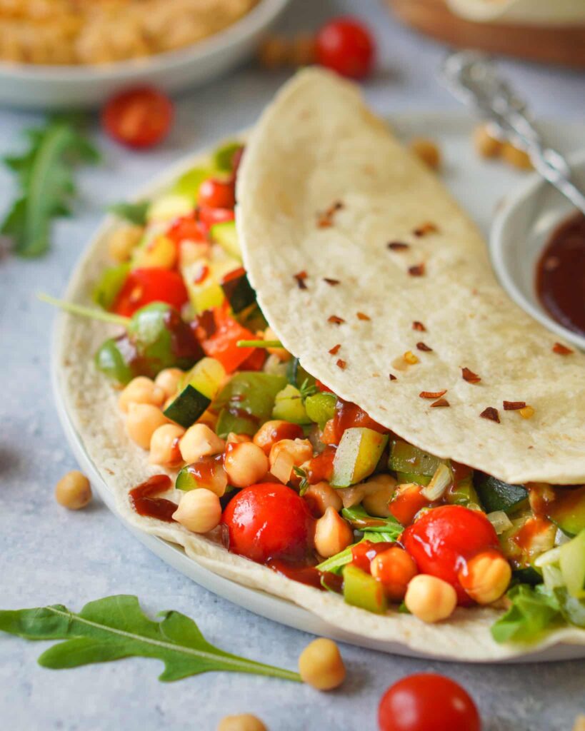 Veganer High Protein Wrap - Genuss des Lebens: Gesunde Rezepte