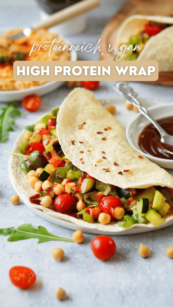 Veganer High Protein Wrap - Genuss des Lebens: Gesunde Rezepte