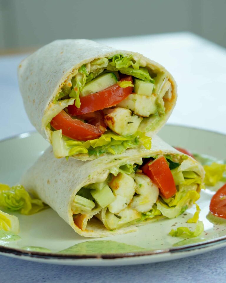Halloumi Wrap - Genuss des Lebens: Gesunde Rezepte